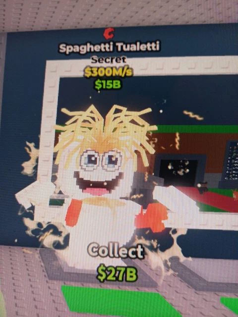 STEAL A BRAINROT Spaghetti Tualetti 300M/S OP ENCHANTS-CHEAP $35.00 ...