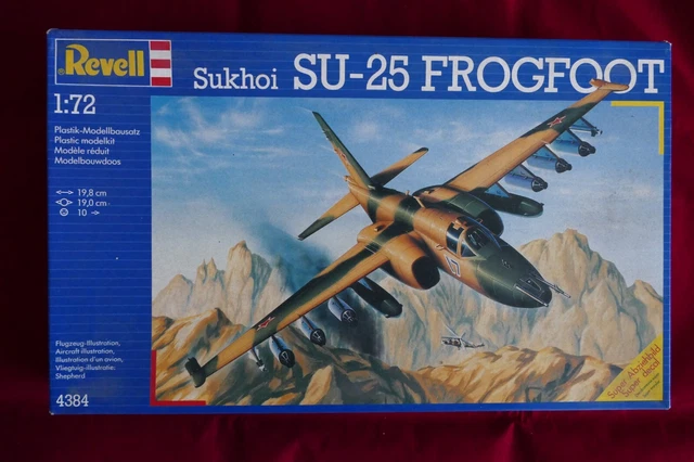 REVELL MODEL AIRPLANE SUKHOI SU-25 FROGFOOT - Complete in 1:72 Cluster ...