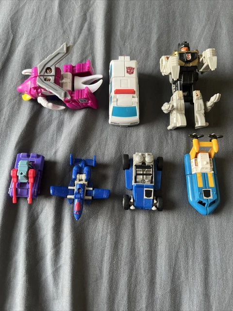 TRANSFORMERS G1 BUNDLE 7x Figures Inc Microbots Vintage 80’s Job Lot £ ...