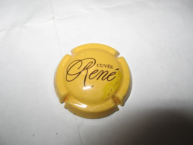 1 CAPSULE DE champagne Thibaut Cuvée René N°14 orange pâle lettres ...