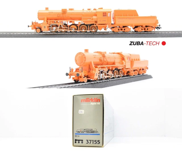 MÄRKLIN 37155 STEAM locomotive BR 52 operations plant Göppingen, H0 WS ...