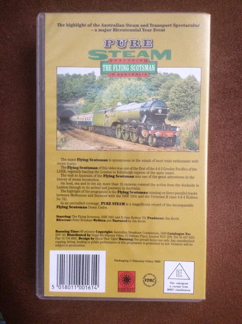 PURE STEAM FEATURING The Flying Scotsman In Australia Railway Video £0. ...