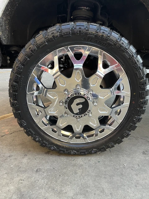 24” FORGIATO TORINO-DURO Dually Wheels Ram3500 F250 Chevy2500 Gmc ...