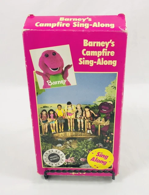 BARNEY’S CAMPFIRE SING Along VHS 1990 Barney Sing-Along EUR 7,80 ...