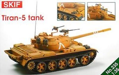 T-55 TIRAN-5 MAIN Battle Tank (Israeli/Idf Mkgs) 1/35 Skif Rare £29.99 ...