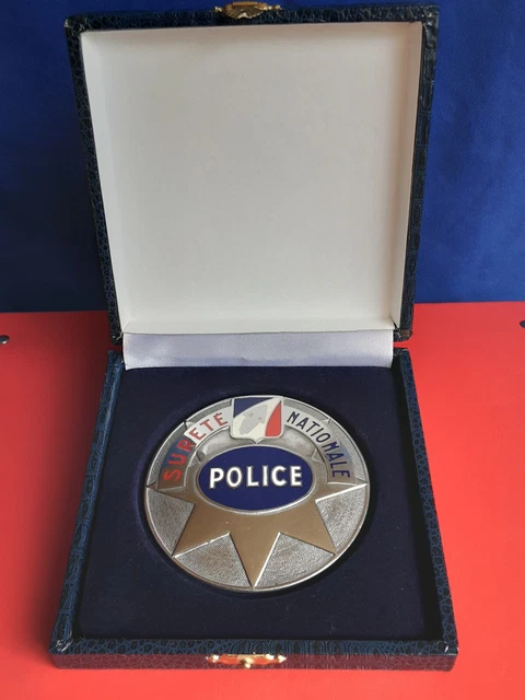PLAQUE SÛRETÉ Nationale - 1947 - Insigne de baudrier de Motard Police ...