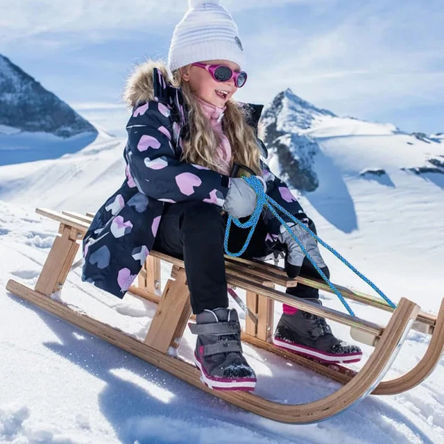 QUICK INSTALLATION SLED Rope Removable Trolley Durable Stainless Steel ...