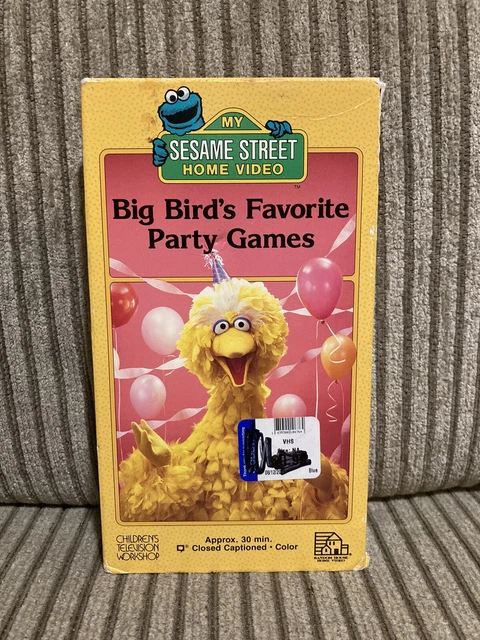 sesame-street-big-bird-s-favorite-party-games-vhs-1988-rare-tested-19