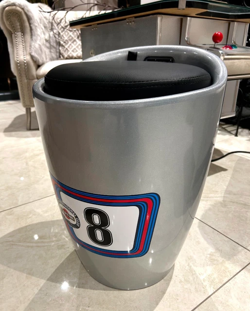 PORSCHE 911 RSR Targa Florio Martini Racing Stool New SILVER CUSHION £ ...