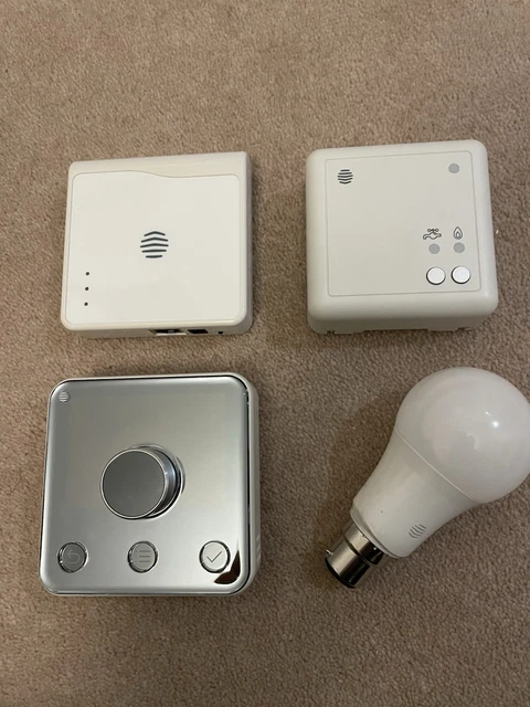 HIVE V1 THERMOSTAT Kit With receiver, hub and bulb £83.88 - PicClick UK