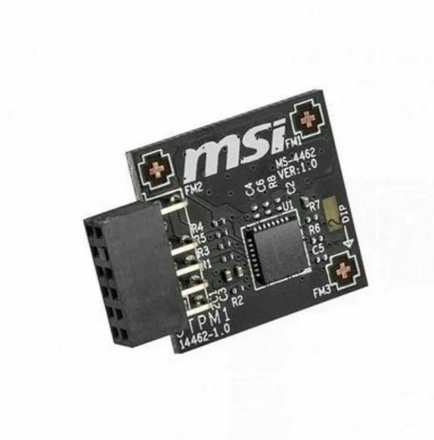 MSI TPM 2.0 MODULE SPI (MS4462) Windows 11 Ready Free Shipping ! £49.99 ...