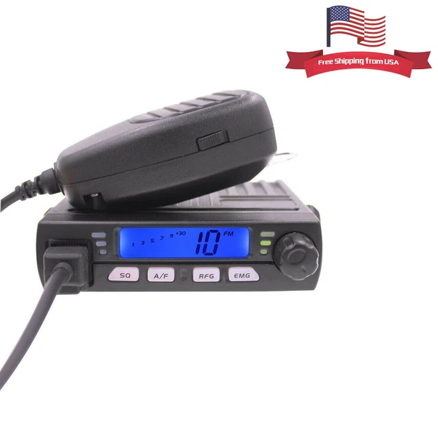 ANYSECU CB-40M BASE Radio 8W AM/FM 25,615-30,105MHz AR925 Émetteur ...
