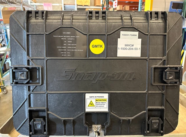 SNAP ON MOBILE Tool Box, US Army issued AIRCRAFT MECHANICS mobile tool ...