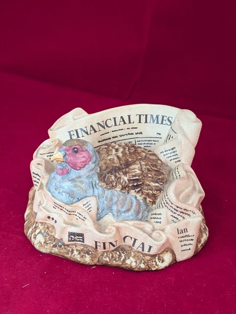 ROYAL DOULTON FIGURINE - A Partridge In A Financial Times - Limited ...
