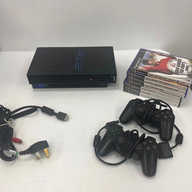 PLAYSTATION 2 PS2 Console SCPH-50003, 2 x Control Pads, 7 x Games ...