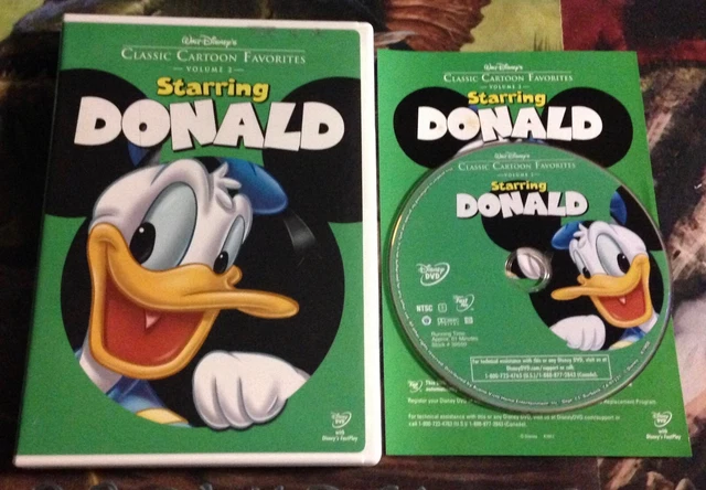 WALT DISNEYS CLASSIC Cartoon Favorites Starring Donald (DVD, 2005) FREE ...