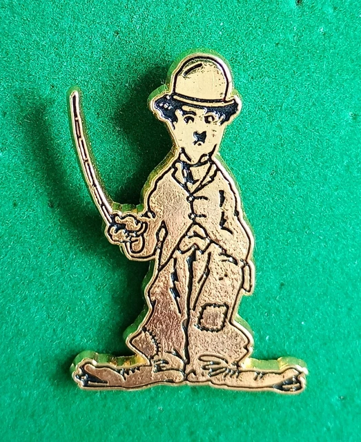 PIN'S PIN PINS TV Film Charlie Chaplin Diamètre 5 x 3,5 Signé TIRAGE ...