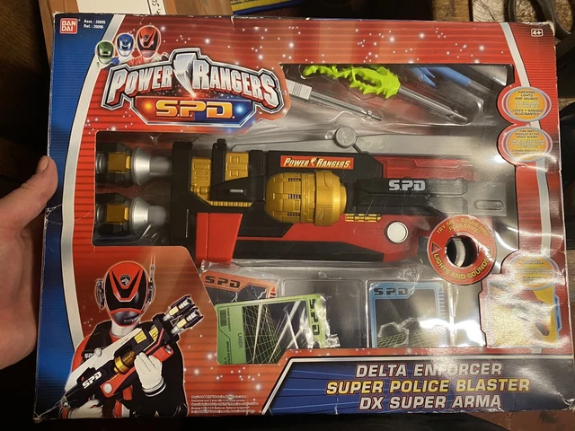 POWER RANGERS 2005 SPD Delta Enforcer Gun Blaster Lights and Sounds Red ...