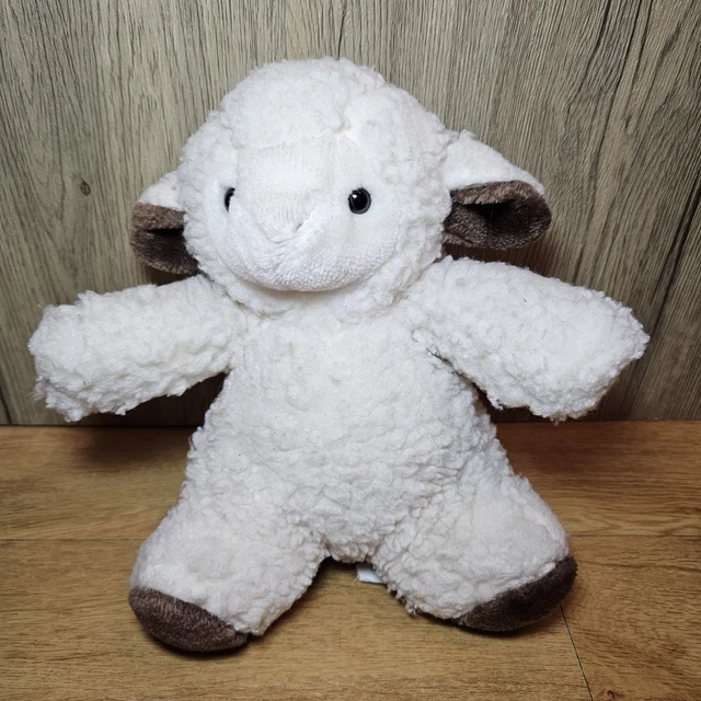 MOTHERCARE LAMB SHEEP Plush Vintage Soft Toy Farm Animal Brown Feet ...