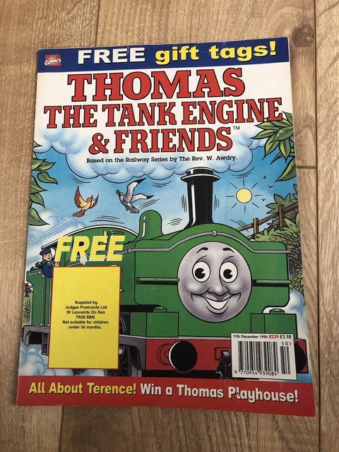 VINTAGE THOMAS THE Tank Engine & Friends Magazine 11th Dec 1996 Issue ...