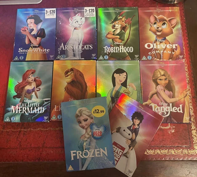 WALT DISNEY CLASSICS DVD Collection JOB LOT BUNDLE + Rare Sleeve Cases ...