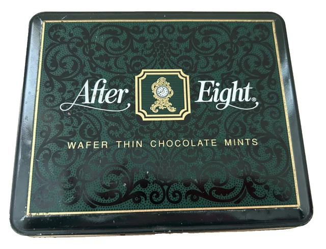 VINTAGE 1996 HINGED After Eight Chocolate Mints Tin (Free Uk P & P (A ...