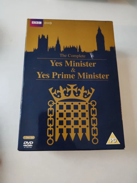 YES MINISTER & Yes Prime Minister DVD Complete Box Set - 2012- 7 DVD's ...