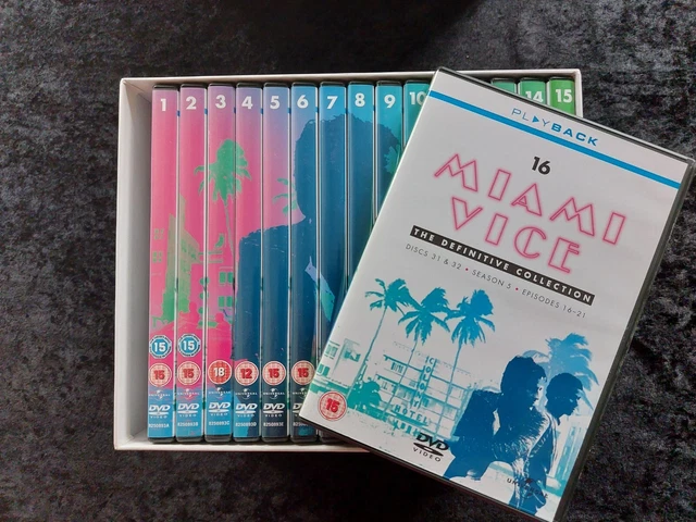 MIAMI VICE**THE DEFINITIVE Collection Dvd Boxset**32 Discs**No Marks On Discs Ex EUR 36,95 ...