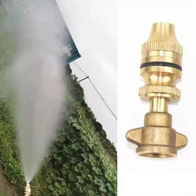 BUSE DE PULVÉRISATION en laiton réglable à jet droit brouillard pour une pulv EUR 10,94 ...