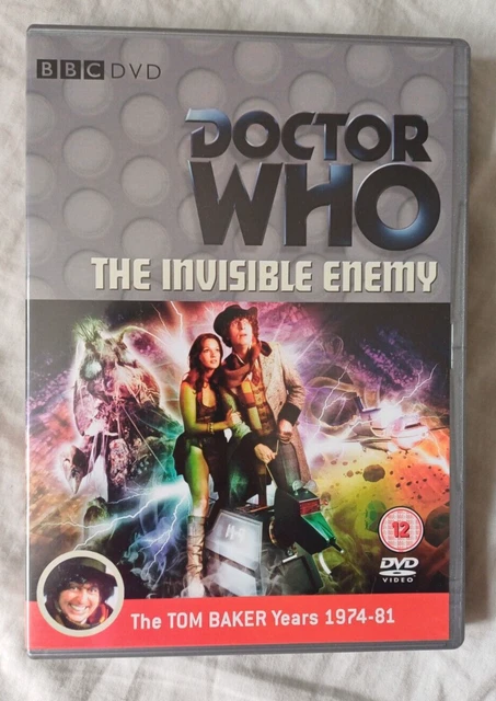 DOCTOR WHO THE INVISIBLE ENEMY DVD Tom Baker uk release Silver Case ...
