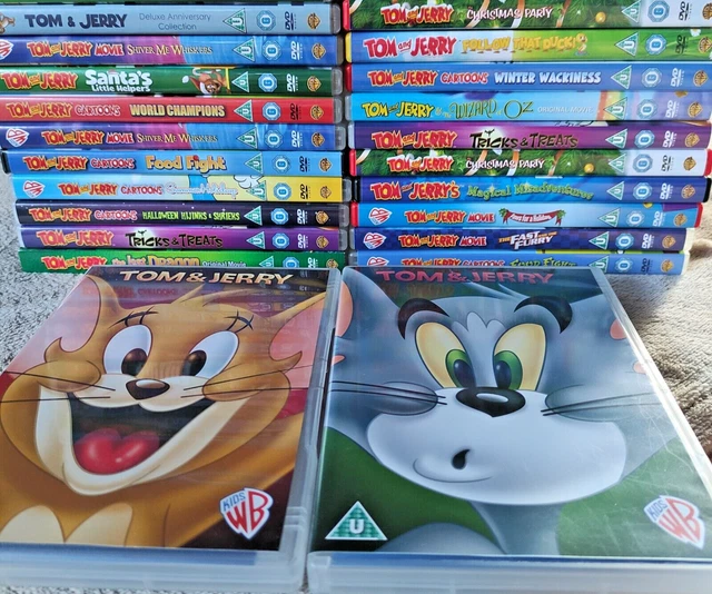 TOM & JERRY DVD Animation Bundle/Collection/Job Lot x22 Classic Cartoon ...