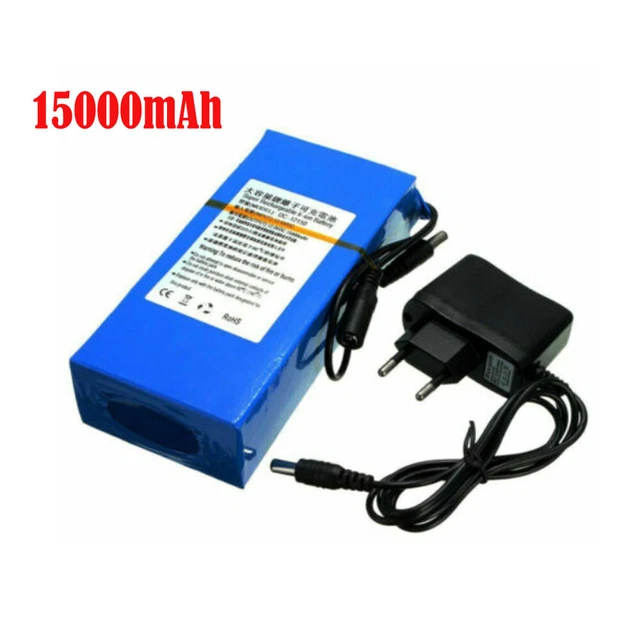 12V 15000MAH DC12150 Li-ion Portable Rechargeable Battery Pack For CCTV ...