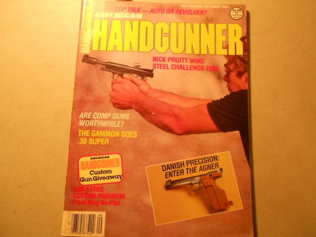 AMERICAN HANDGUNNER MAGAZINE AHG September/October 1984 £11.86 ...