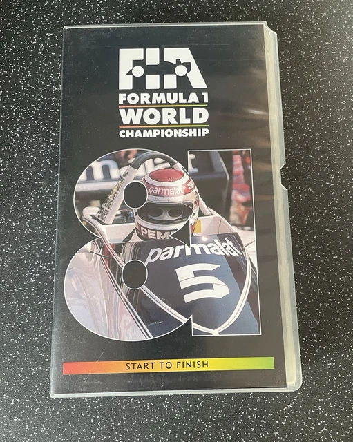 FIA FORMULA 1 World Championship 1981 VHS Tape Start To Finish Season ...