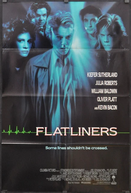 FLATLINERS 1990 ORIGINAL 27X40 Affiche De Film Julia Roberts Kiefer Sutherland EUR 80,27 ...
