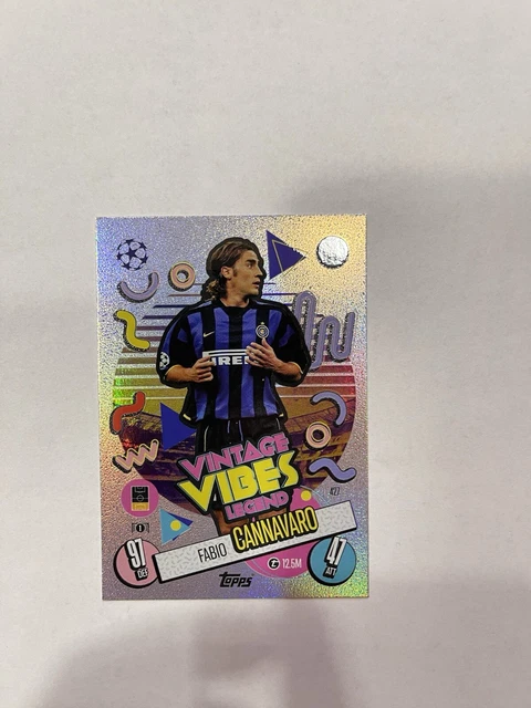TOPPS MATCH ATTAX 2024/25 vintage vibes legend, Cannavaro EUR 1,00 - PicClick IT