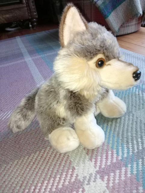SOFT PLUSH WOLF Toy From Natural World Bnwt £7.99 - PicClick UK