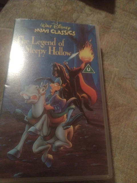 THE LEGEND OF Sleepy Hollow - Vhs Video - Classic Animation Walt Disney ...