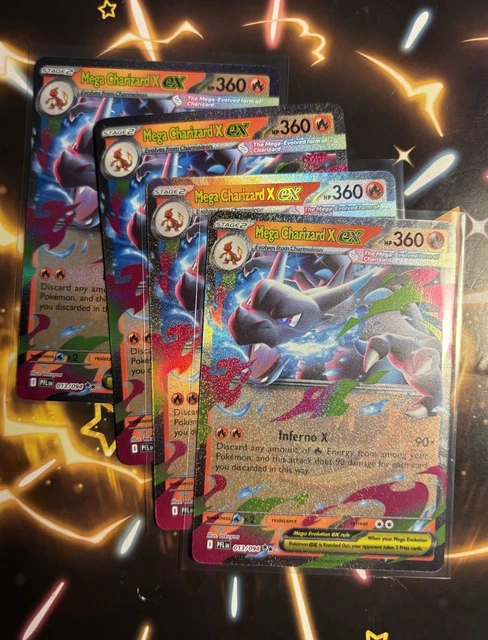 MEGA CHARIZARD X ex - Phantasmal Flames - 013/094 - Near Mint English ...