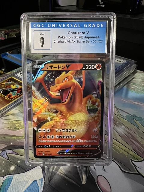 CHARIZARD VMAX POKEMON 2020 Japanese Starter Set 001/021 CGC 9 MINT $80 ...