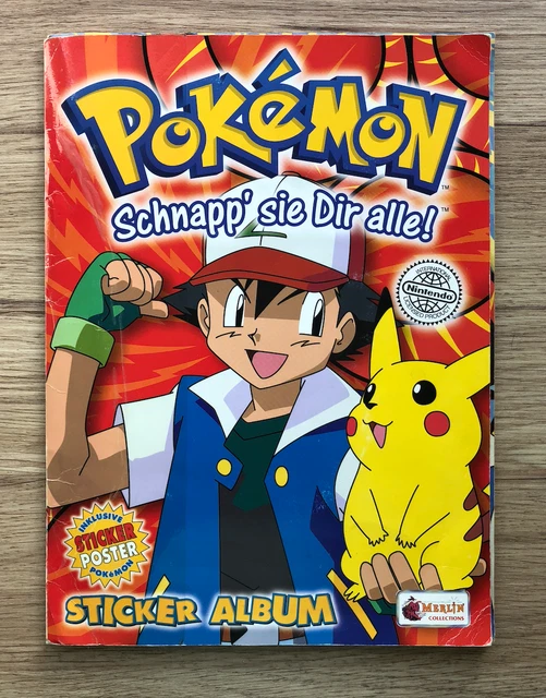 POKÉMON MERLIN STICKER Album Sammelheft - 1999 - Komplett! EUR 20,00 ...