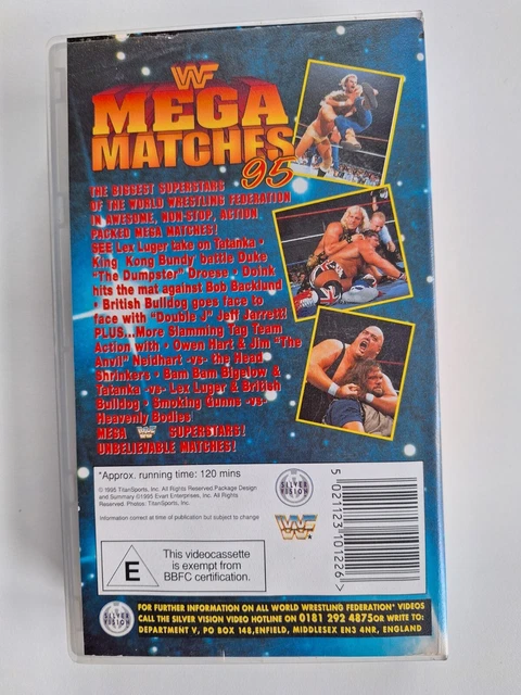 1995 WWF COLISEUM Video VHS Mega Matches 95 - WWE Wrestling Bret Hart WWE £12.99 - PicClick UK