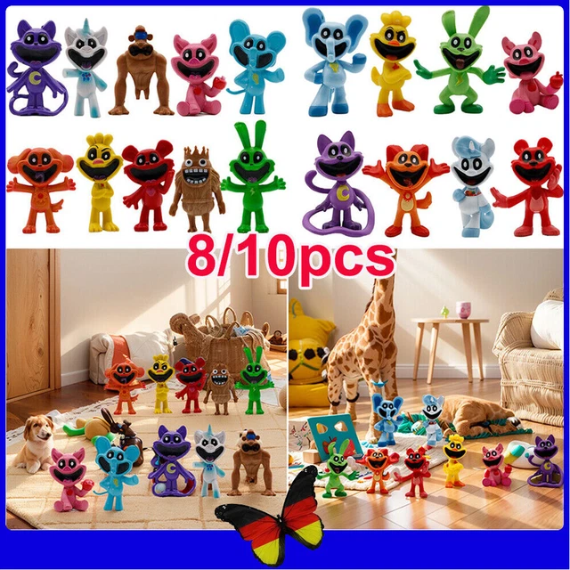 8/10X SMILING CRITTERS Catnap Action Figure Model Ornaments Kids Gifts ...