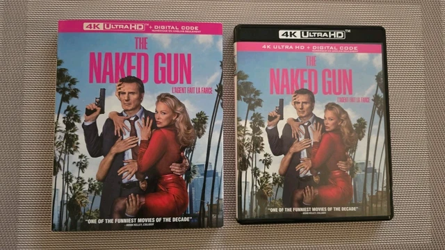 THE NAKED GUN 4k Ultra HD w/slipcover 2025 Liam Neeson Pamela Anderson ...