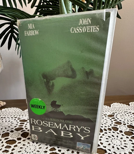 ROSEMARY’S BABY VHS Tape Ex Rental 1981 Horror Video Cassette Tape ...