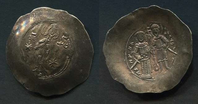 BYZANTINE MANUEL I Comnenus/Year 1143 - 1180/Trachy Asprón Of Electron ...