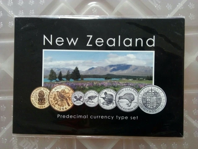 NEW ZEALAND PREDECIMAL currency coin set $99.95 - PicClick AU
