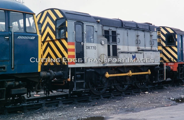 ORIGINAL RAILWAY SLIDE: Class 08 Diesel 08770 1989 D-1537 £2.49 ...