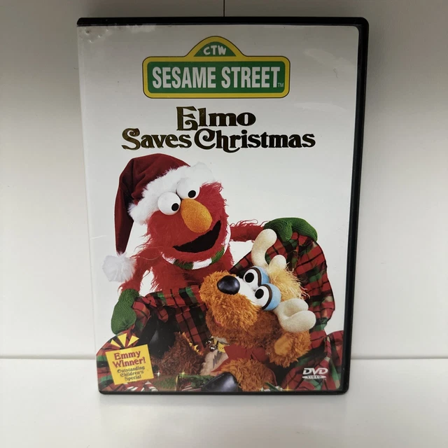 SESAME STREET ELMO Saves Christmas DVD Good Condition DVD Sony Wonder ...