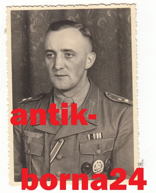 STUDIO PORTRAIT FOTO WH Soldat SR-115 15.PD Afrikakorps DAK ...